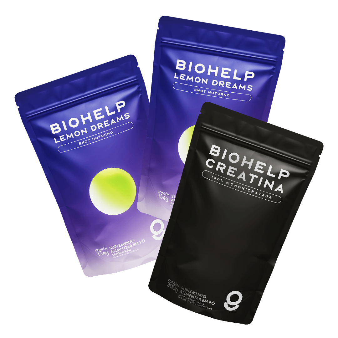 Lemon Dreams + Lemon Dreams + Creatina + Frete Grátis – Biohelp